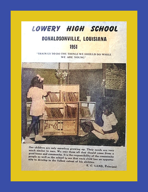 Lowery High School, Donaldsonville, LA – African American High Schools ...